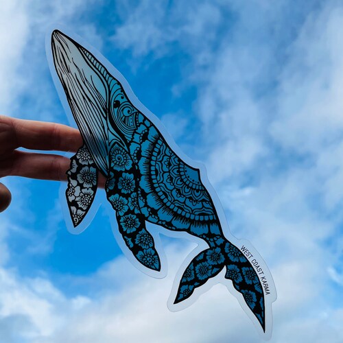 Humpback Whale Car Decal - Etsy