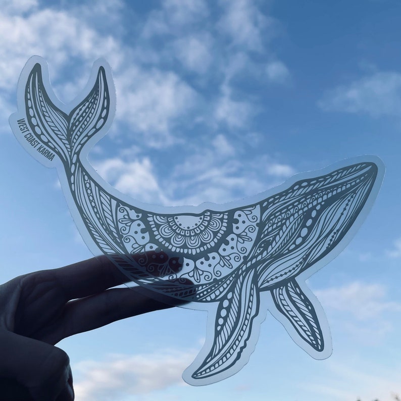 Humpback Whale Car Decal - Etsy