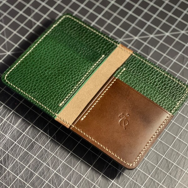 Mens Vertical Bifold Wallet - Etsy