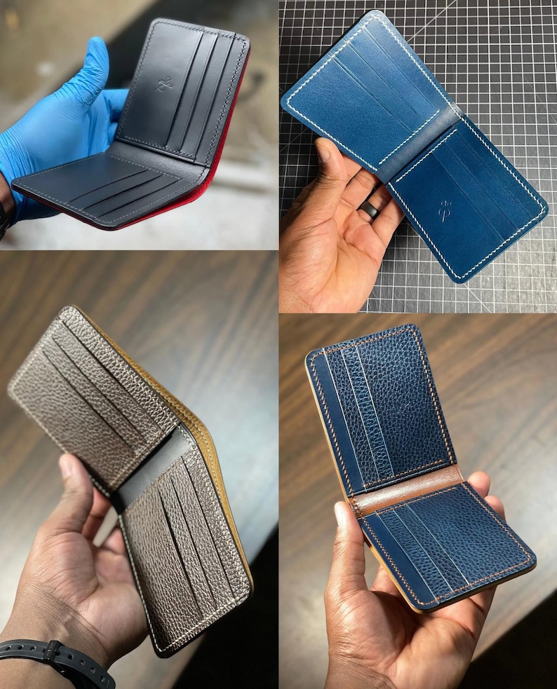 Traditional Bifold Wallet - Build Your Own Leather Wallet, Handmade ...
