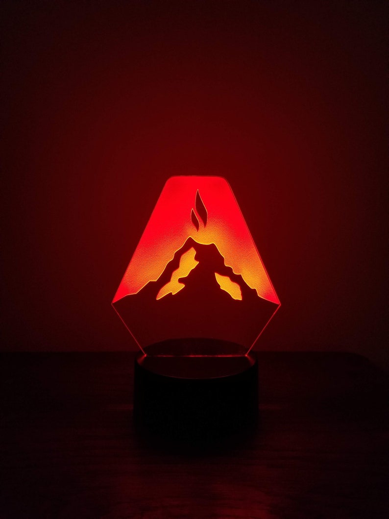 Personalized CUSTOM Multi-Color Laser Engraved Edge lit LED | Etsy