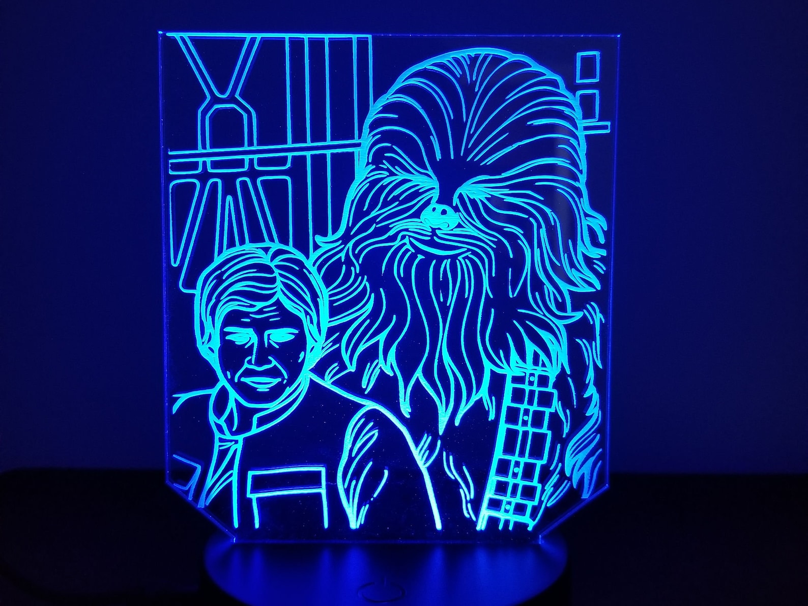 Personalized CUSTOM Multi-color Laser Engraved Edge Lit LED - Etsy