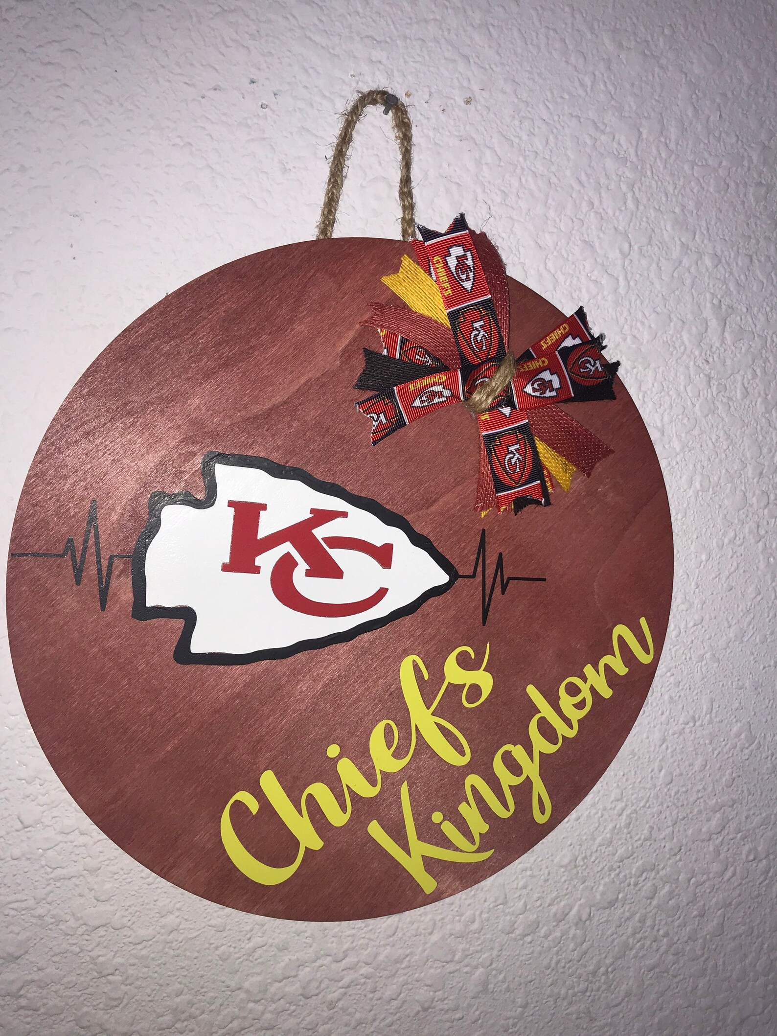 Kansas City Chiefs Inspired Wall Sign, Football, Patrick Mahomes ...
