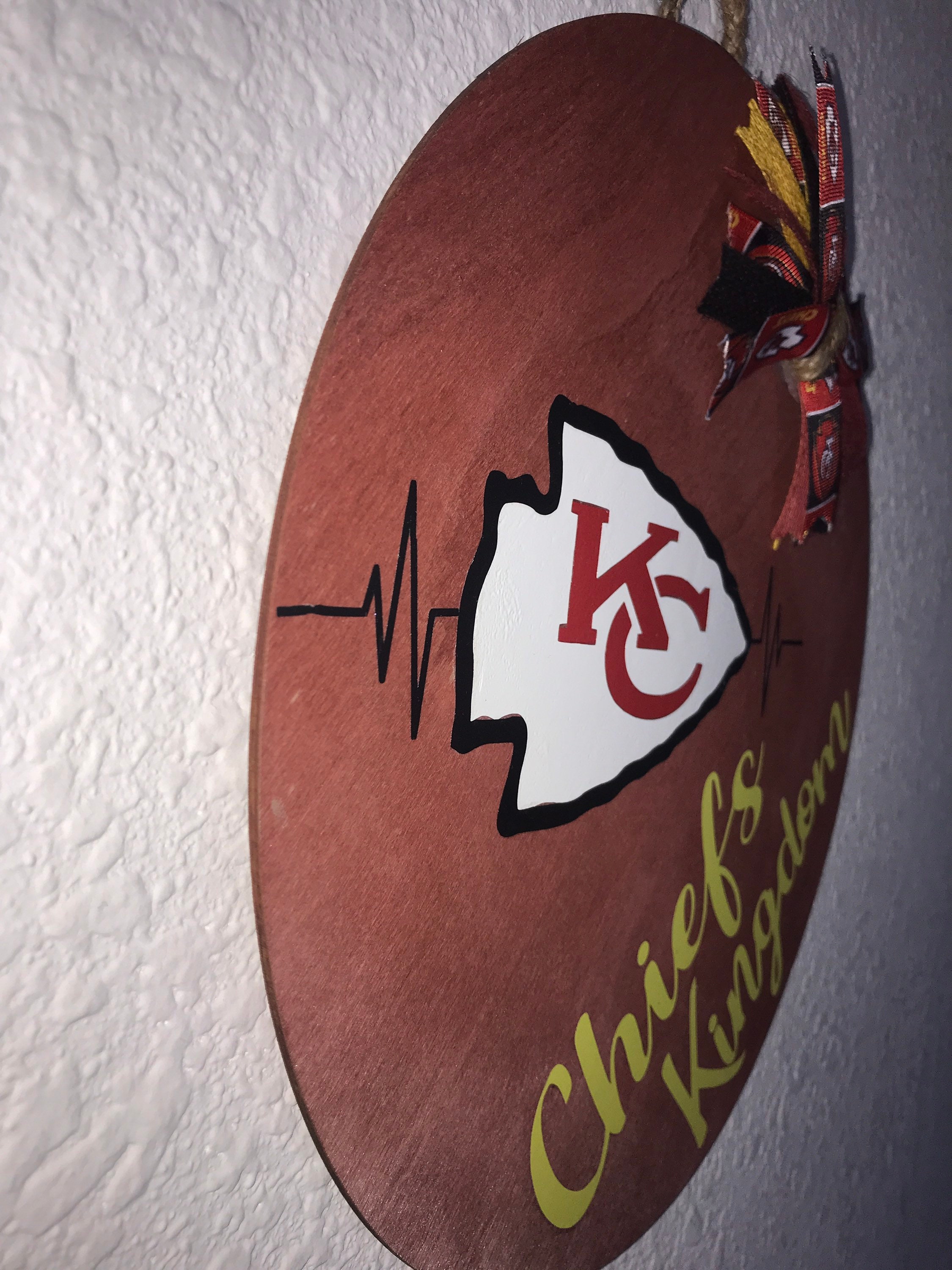 Kansas City Chiefs Inspired Wall Sign, Football, Patrick Mahomes ...