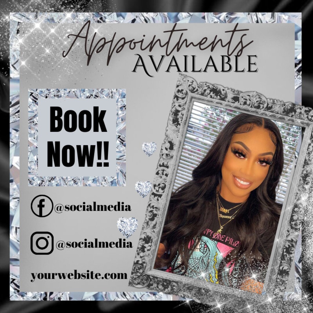 Appointments Available (CANVA) - Etsy
