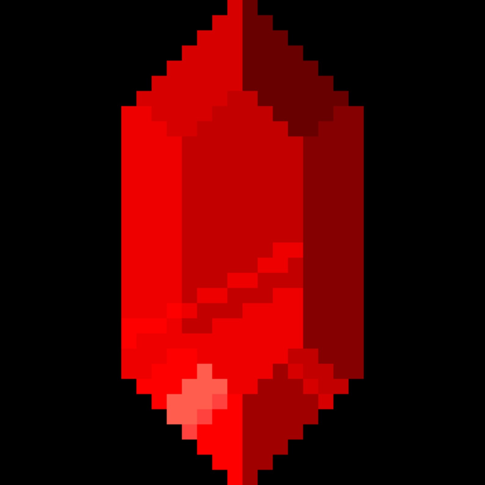 Spinning Red Rupee Digital Download | Streaming Icon | Blue Rupee ...