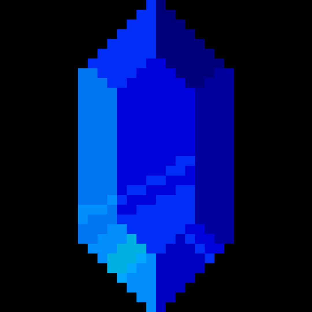 Spinning Blue Rupee Digital Download | Streaming Icon | Blue Rupee ...