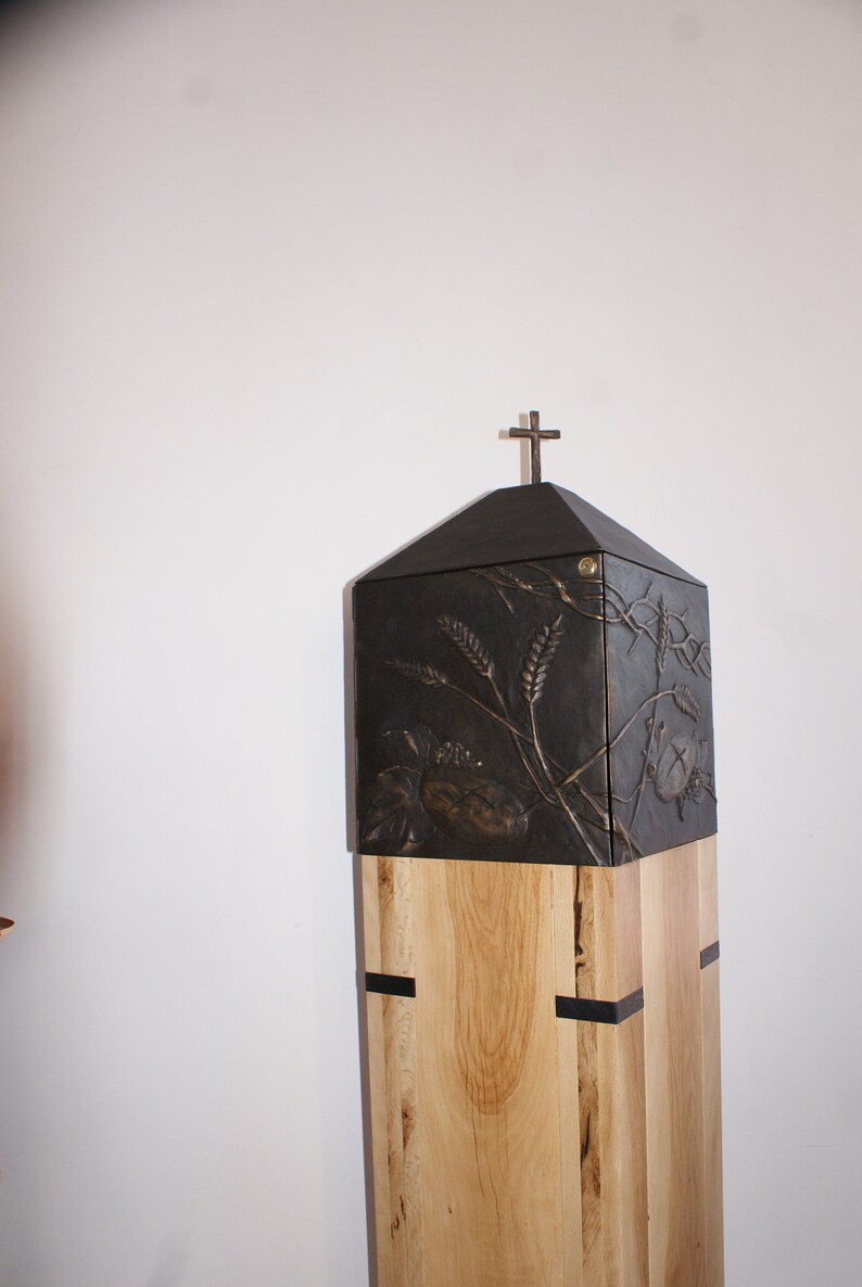 Cast Paper Relief of Panels From a Tabernacle I Sculpted for St. Ann's ...