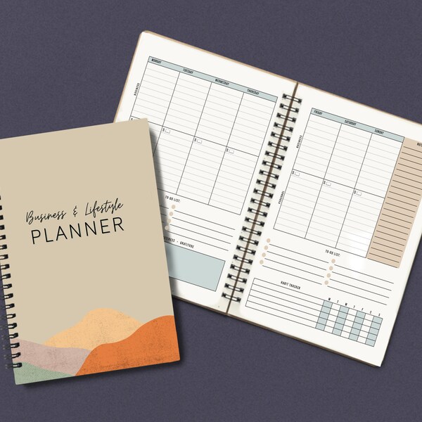 Business Planner Printable - Etsy