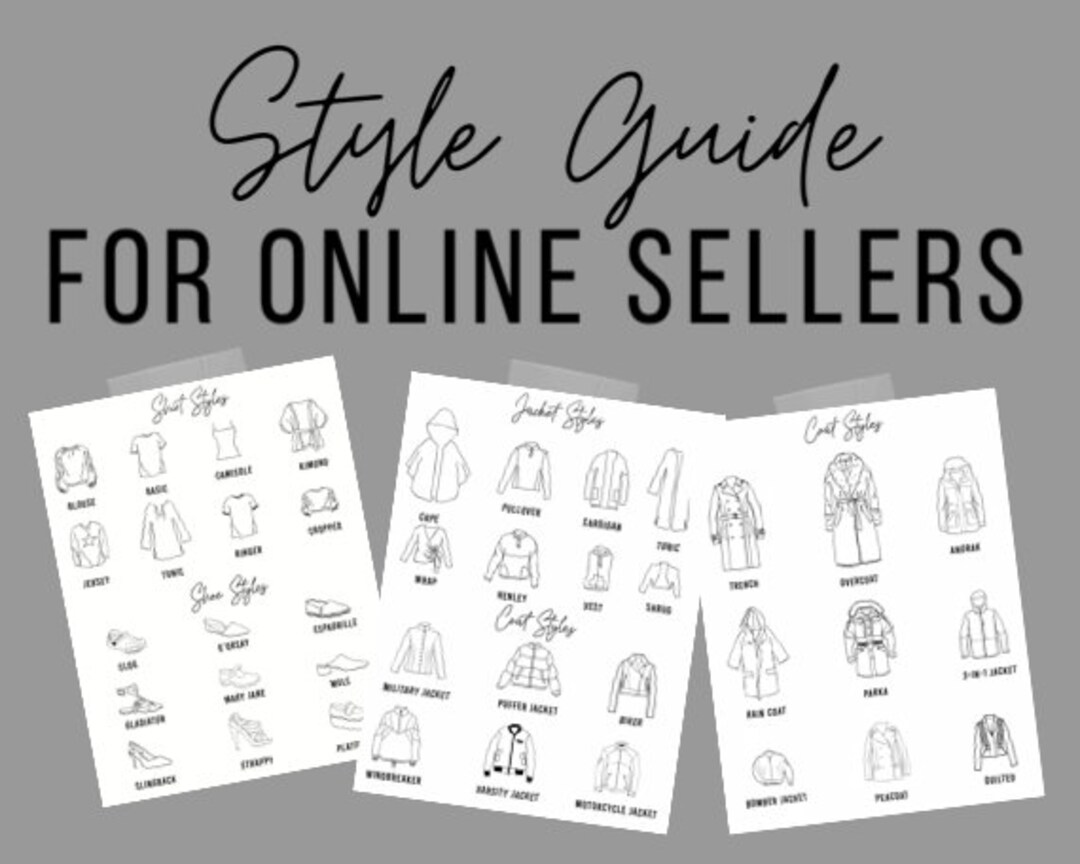 Clothing Style Guide for Online Sellers: Boutique Resale Resource ...