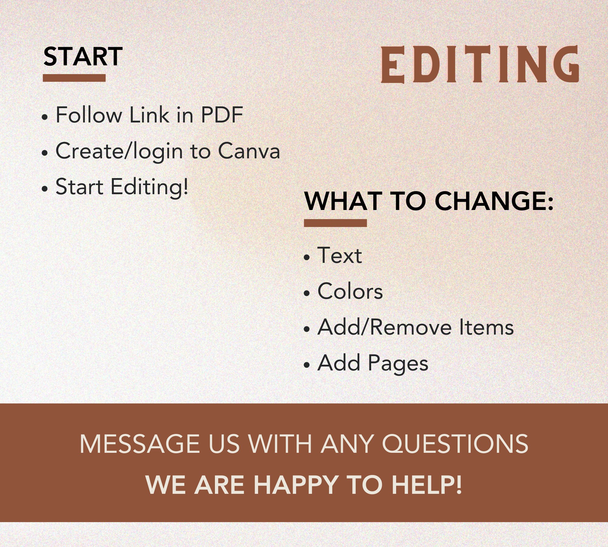 Editable RV Rental Guidebook Template Camper Rental Booklet ...