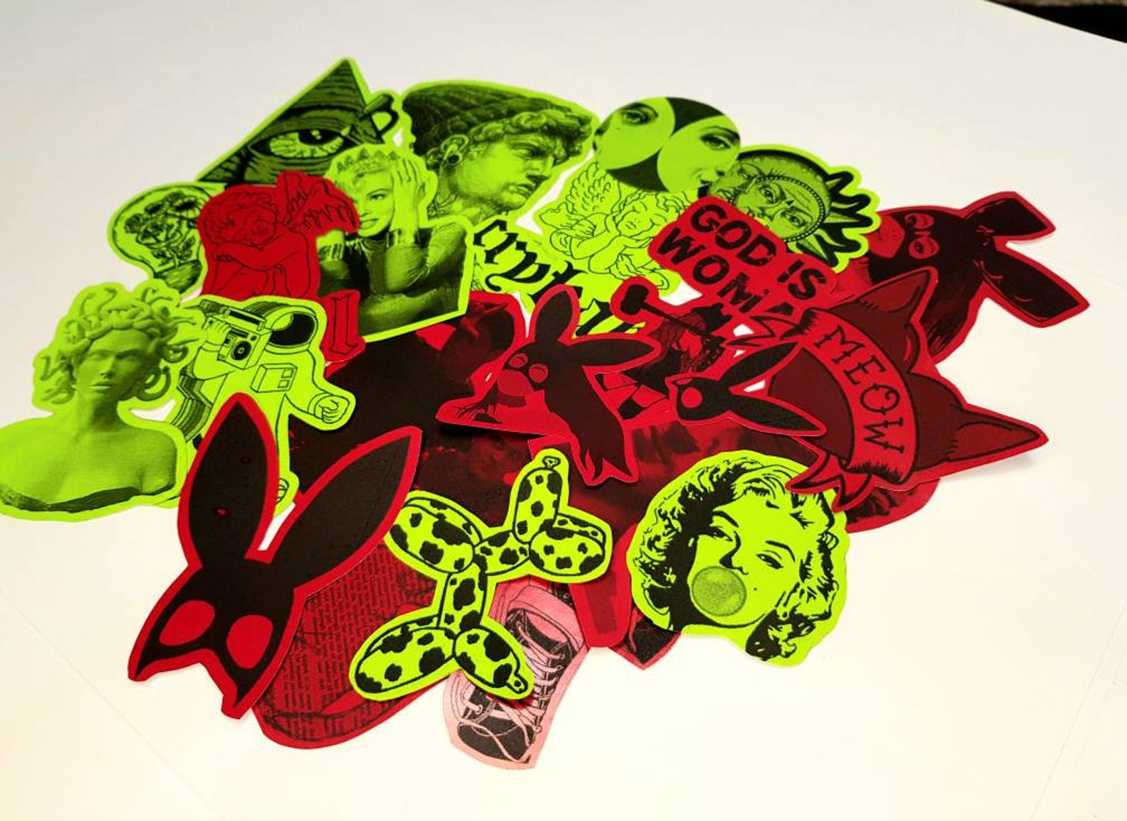 Grunge Stickers pack Laptop sticker Aesthetic decal Vinyl | Etsy