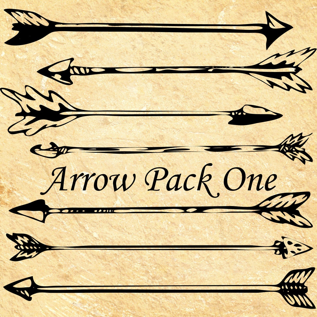 Arrow SVG Arrow Bundle Arrow Digital Clipart File for - Etsy