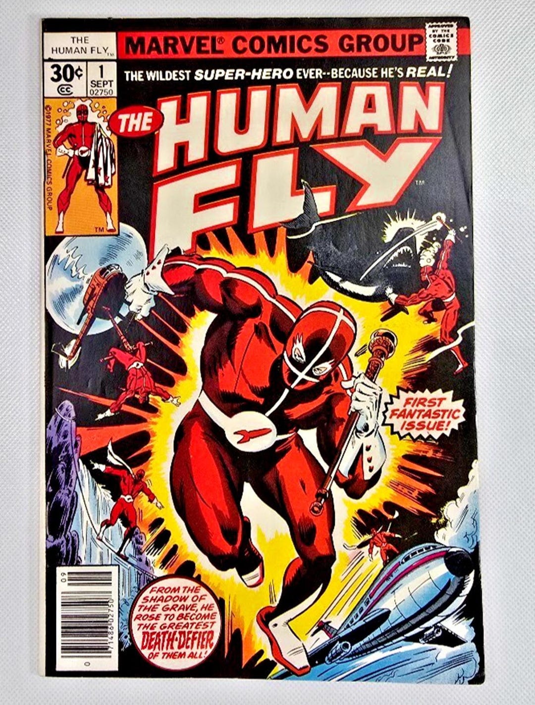 The Human Fly #1 Marvel 1977 Newsstand 1st Issue Spider-man Cameo - Etsy