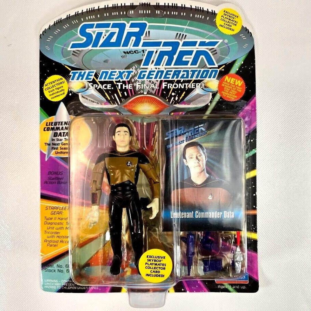 1993 Star Trek Next Generation COMMANDER DATA Action Figure in First ...