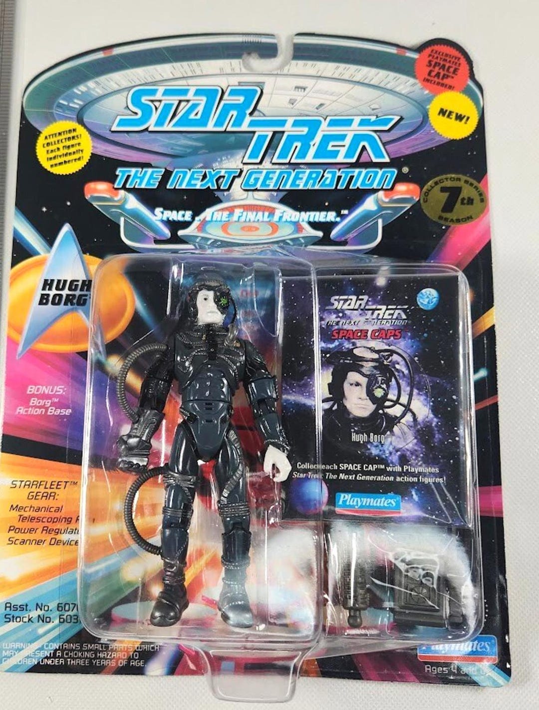 Playmates Star Trek TNG Hugh Borg Action Figure 1994 7th Season - Etsy