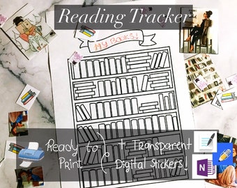 Printable Tbr Bookshelf - Etsy