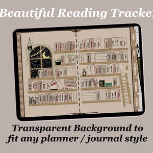 Bookshelf Reading Tracker, PNG Stickers TBR Tracker Book , Journal Book ...