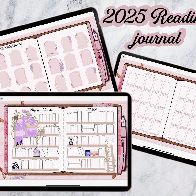 2025 Reading Journal - Etsy