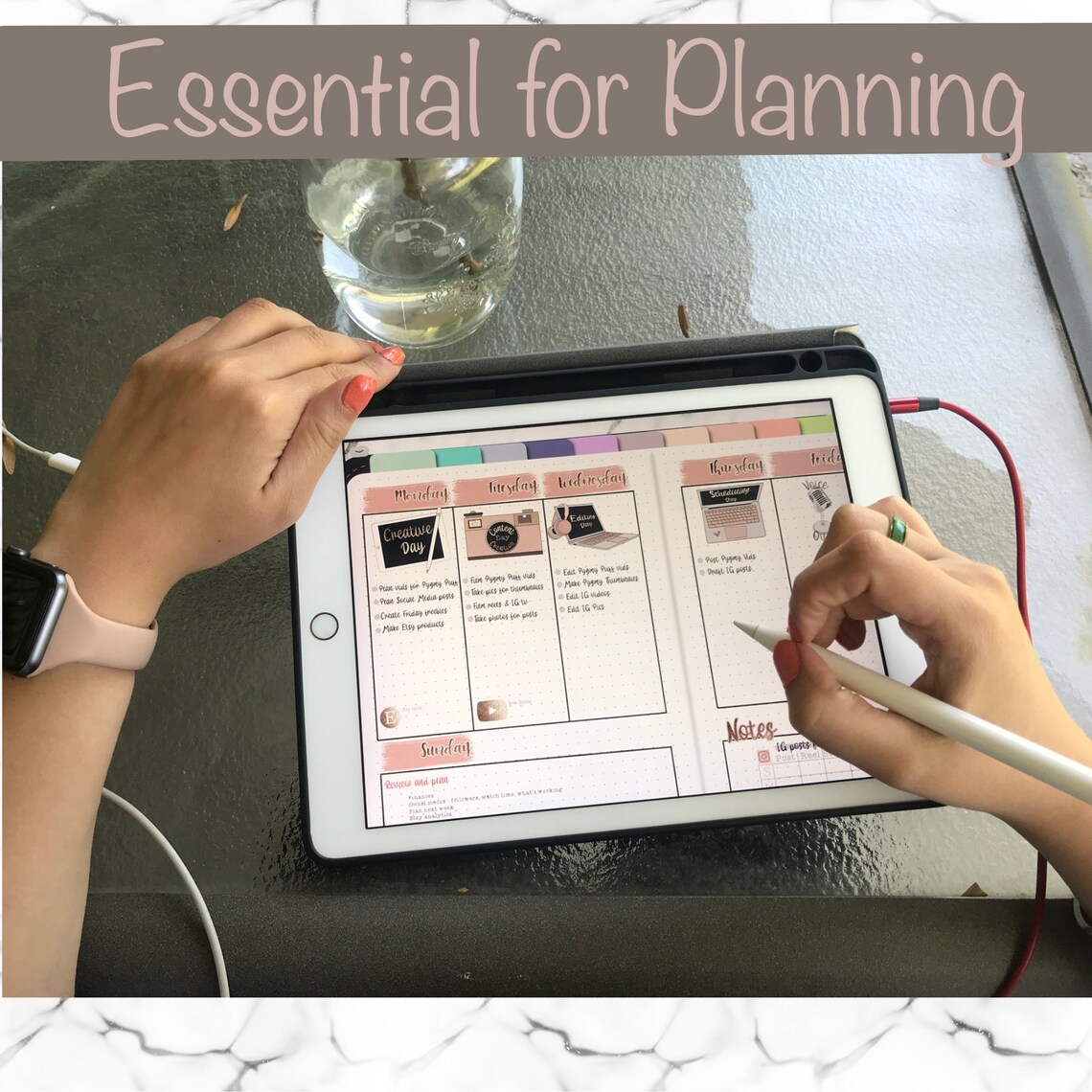 Content Creator Digital Stickers Icons for Social Media | Etsy