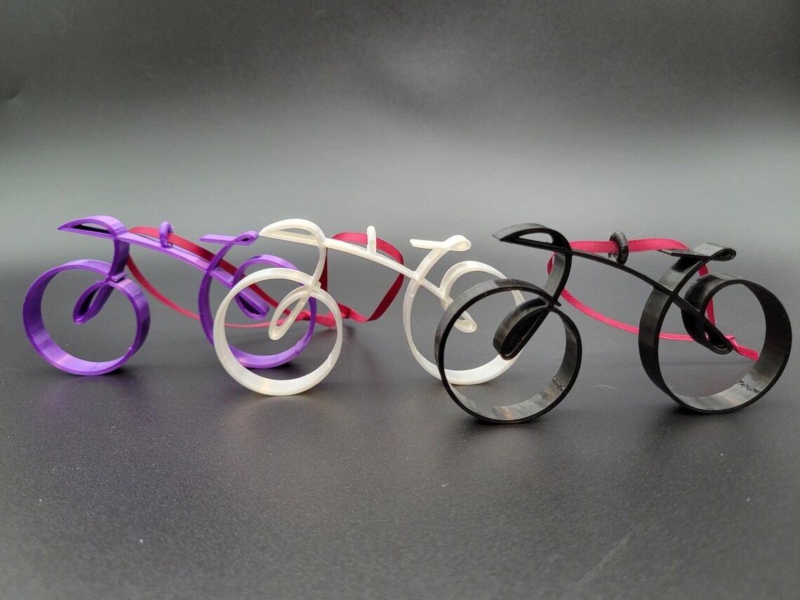 Bicycle Christmas Tree Ornament Minimalist Design | Tree Branch Bike ...