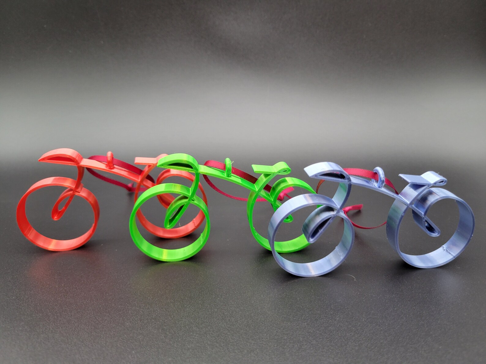 Bicycle Christmas Tree Ornament Minimalist Design | Tree Branch Bike ...
