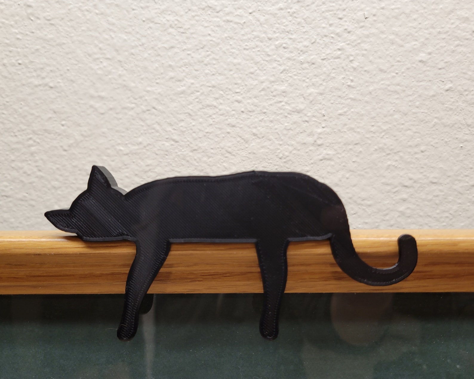 Cute Lazy Sleeping Cat 2d Silhouette Home Decor Art | Picture Frame ...