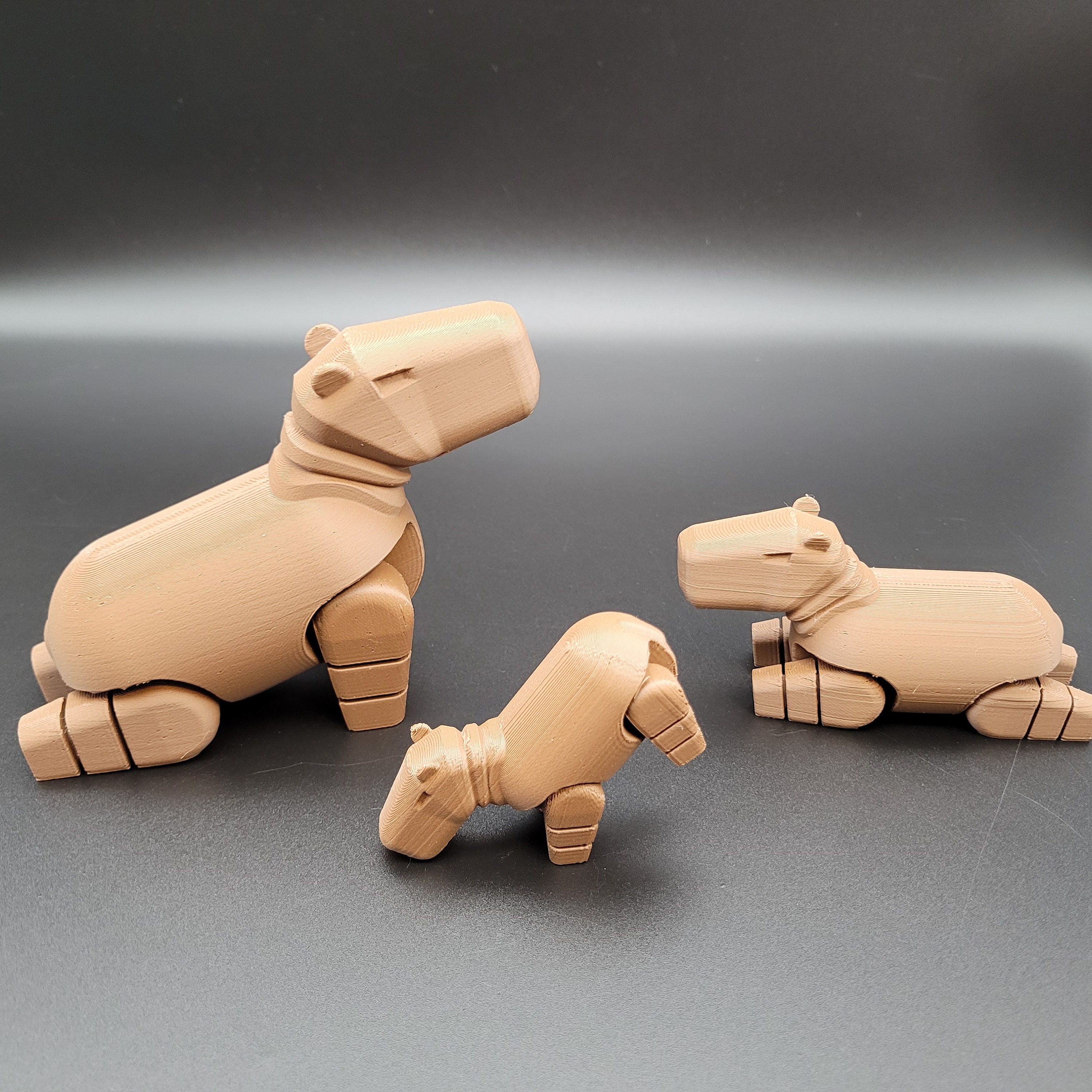 Fun Fidget Capybara Cute Flexi Entertaining Desktop Toy Flexible Desk ...