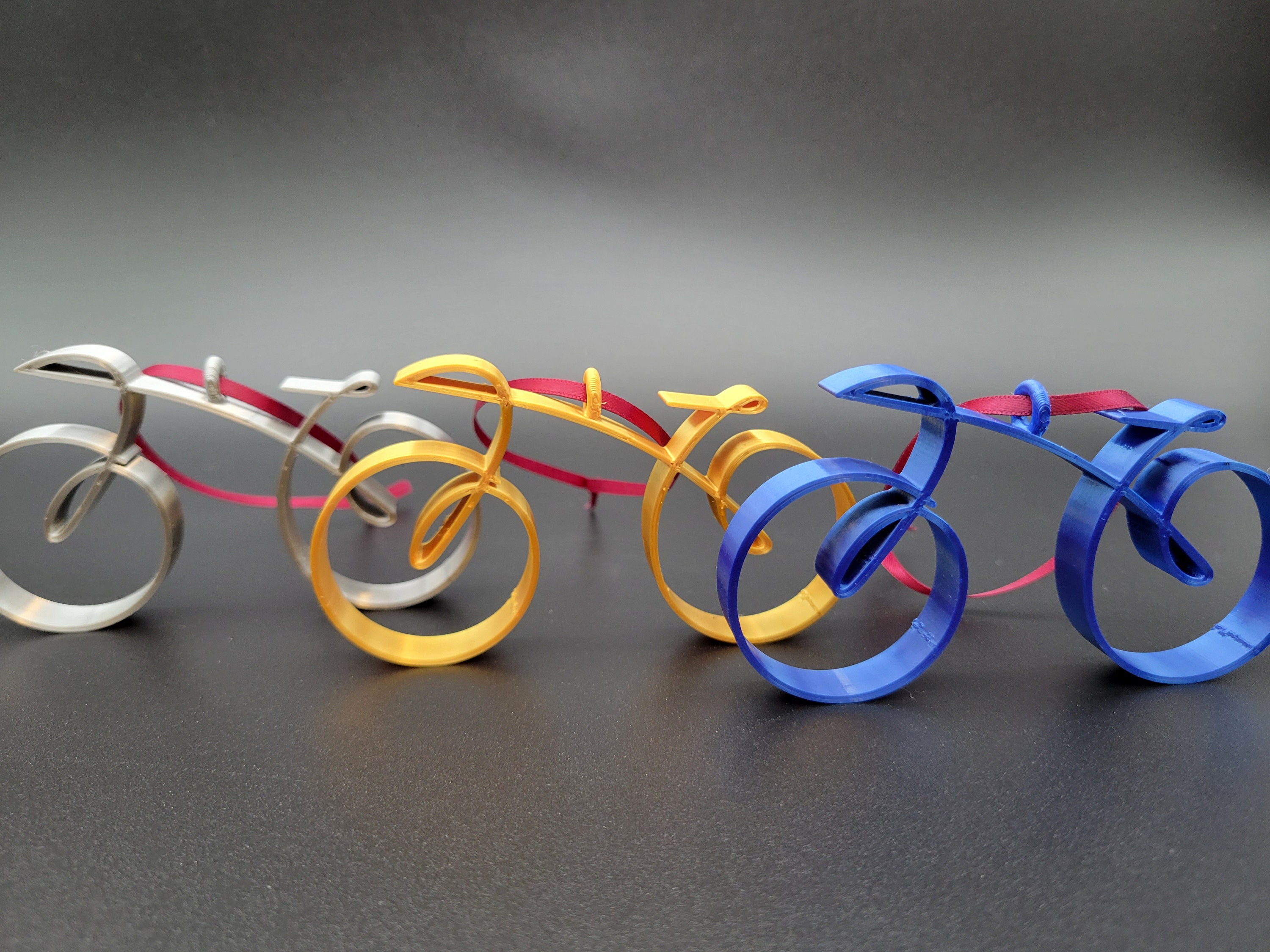 Bicycle Christmas Tree Ornament Minimalist Design | Tree Branch Bike ...