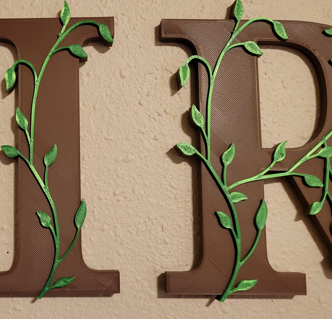 Forest Ivy Vine Letters | Woodland Nature Nursery Decor | Custom Plant ...