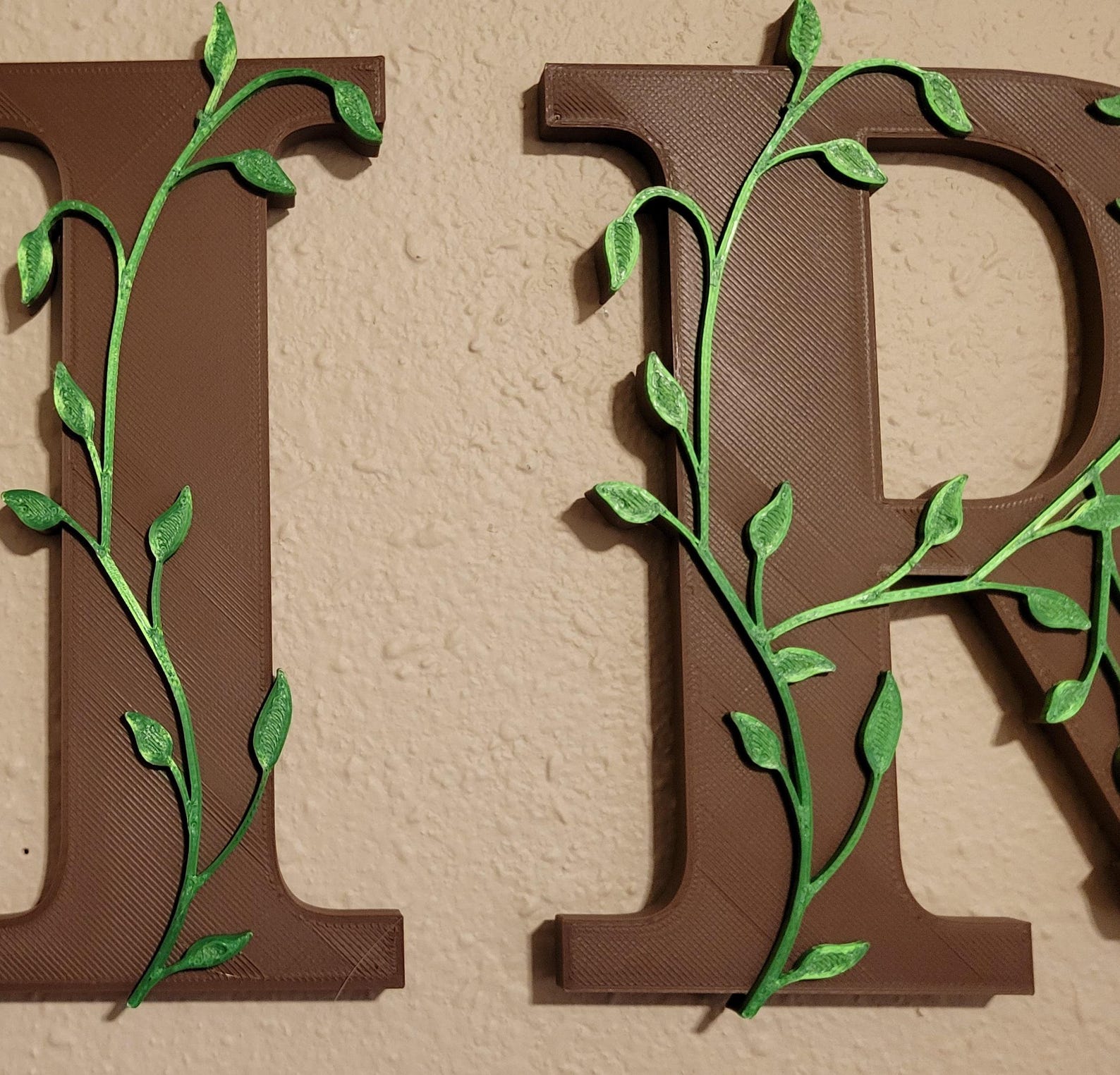 Forest Ivy Vine Letters | Woodland Nature Nursery Decor | Custom Plant ...
