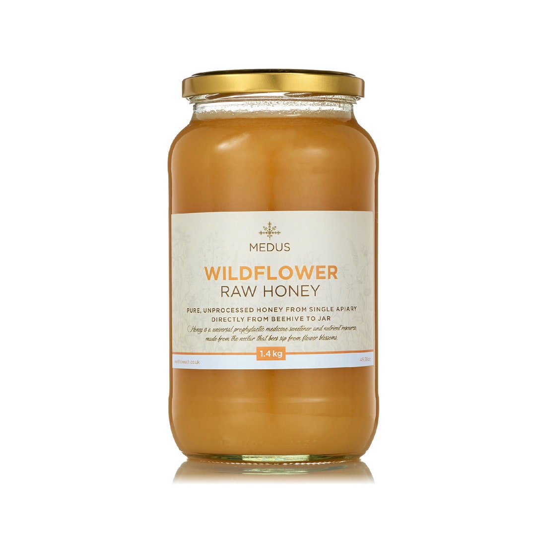 Earthbreath Wildflower Raw HONEY - 400g - 1800g - Pure Natural ...