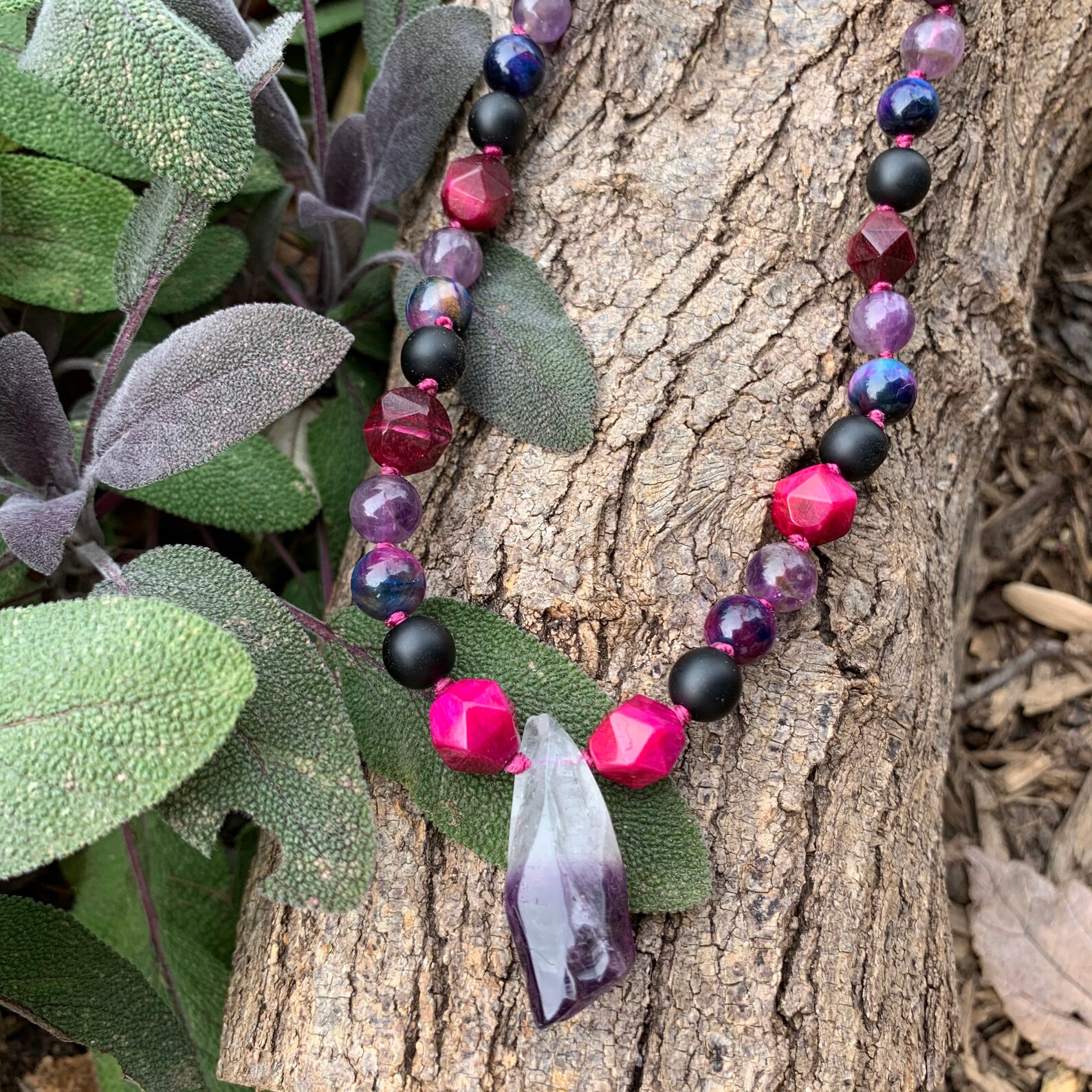 Amethyst Onyx Galaxy Tiger Eye Pink Tiger Eye Gemstone - Etsy