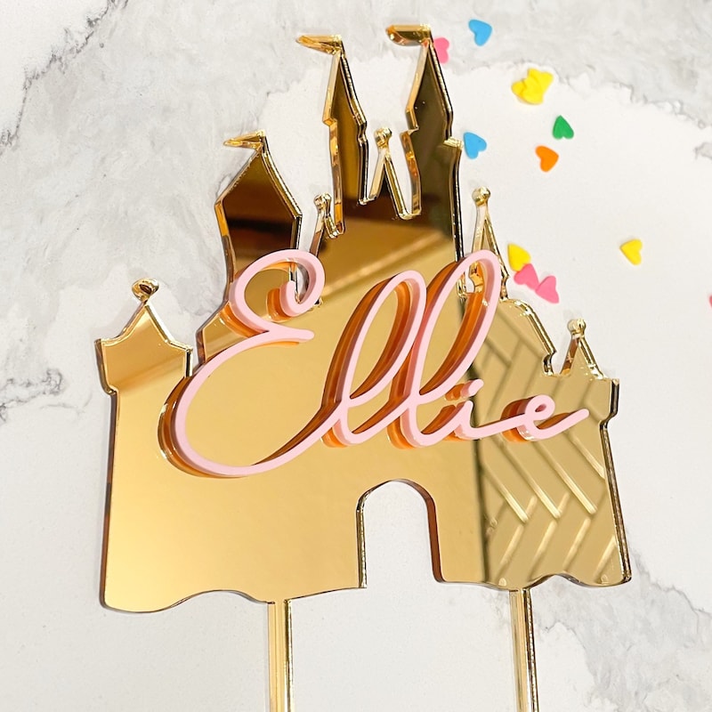 Castle Cake Topper - Etsy