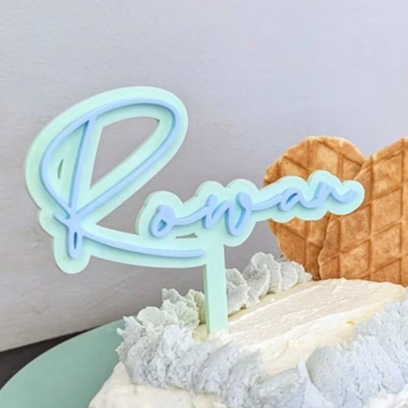 Acrylic Cake Topper - Etsy