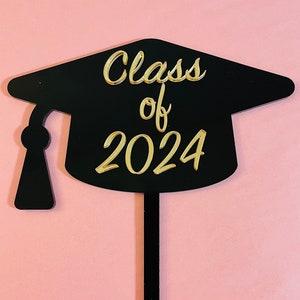 Graduation Cake Topper, Grad Cake Decor, Personalizable Graduation Cake ...