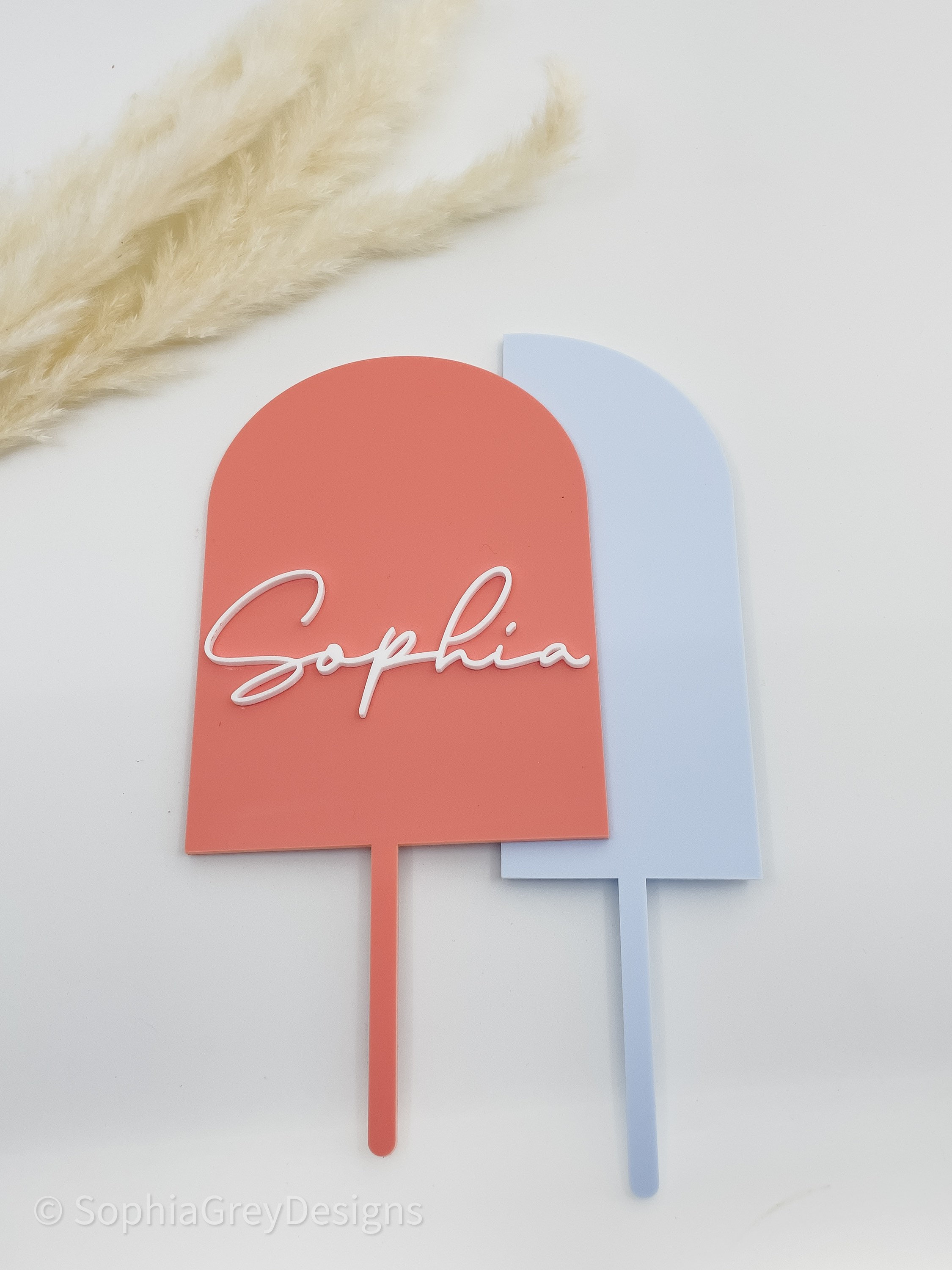 Arch Cake Topper Pastel Acrylic Cake Topper Birthday Cake - Etsy