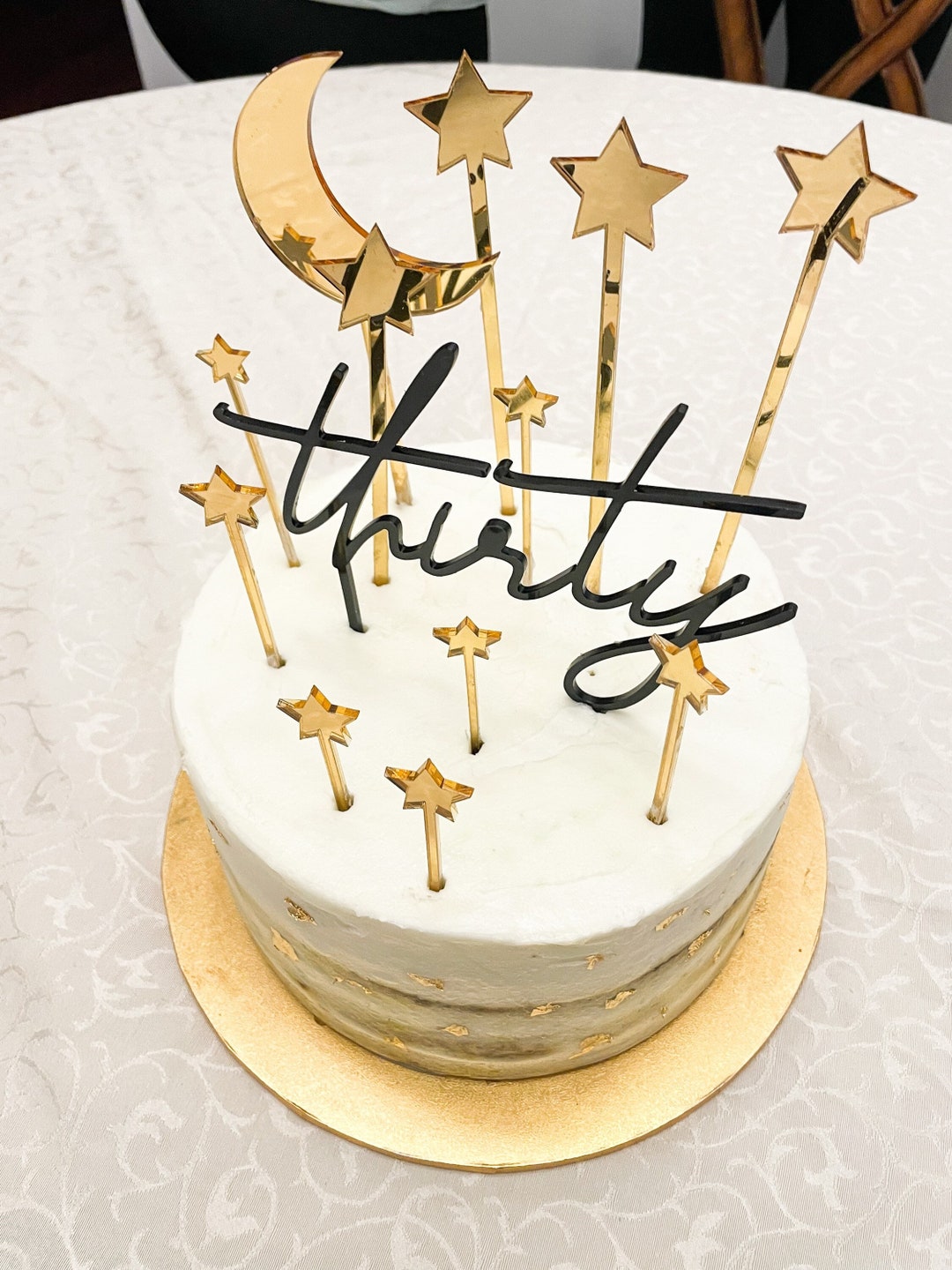 Celestial Cake Topper Set, Stars and Moon Cake Topper, Astrological ...