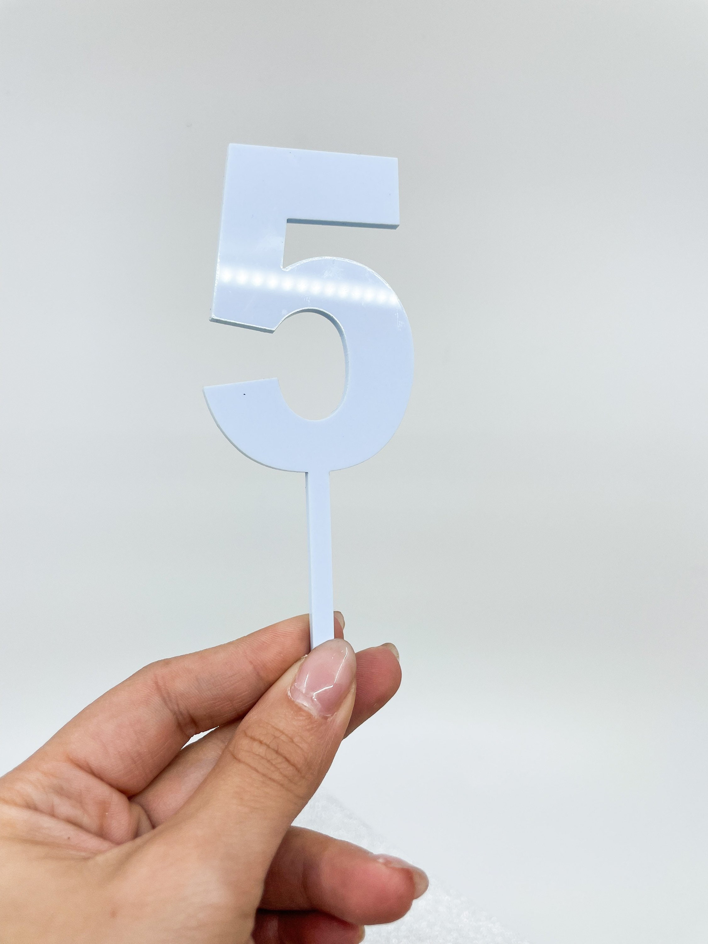 Acrylic Number Cake Topper Age Cake Topper Number Cake - Etsy Canada