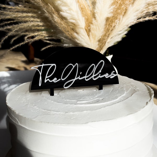 Circle Cake Topper - Etsy