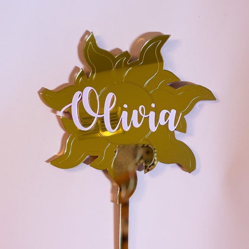 Rapunzel Cake Topper - Etsy