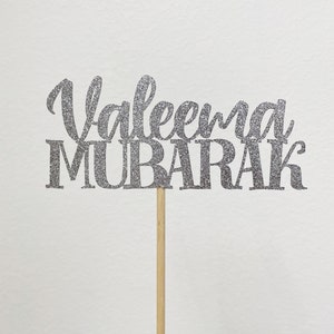 Valeema Mubarak Cake Topper, Valima Wedding Desi Cake Topper, Desi ...