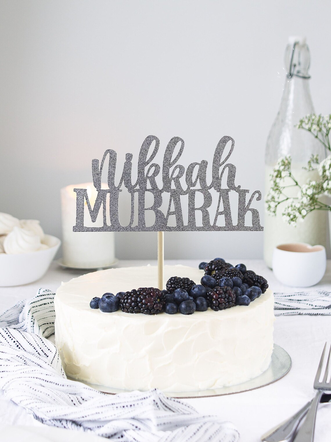 Nikkah Mubarak Cake Topper, Urdu Cake Topper, Nikkah Cake Topper, Desi ...