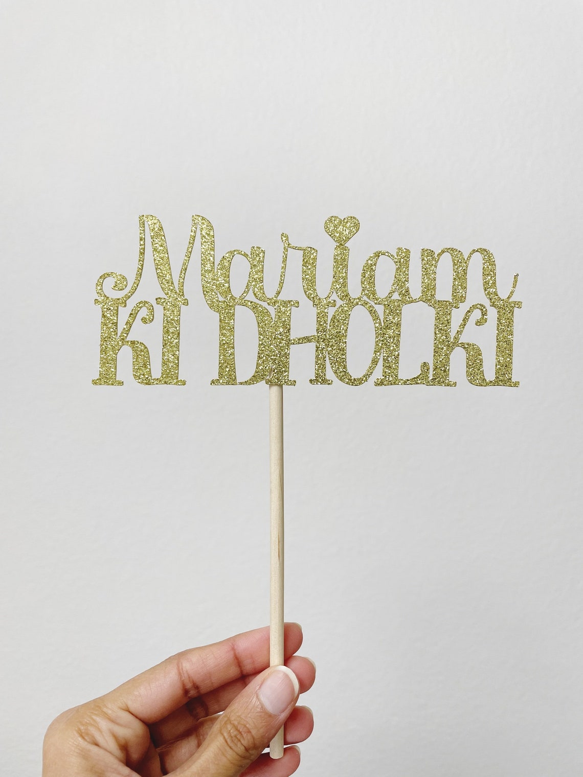 Custom Name Dholki Cake Topper, Dholki Cake Topper, Custom Desi Decor ...