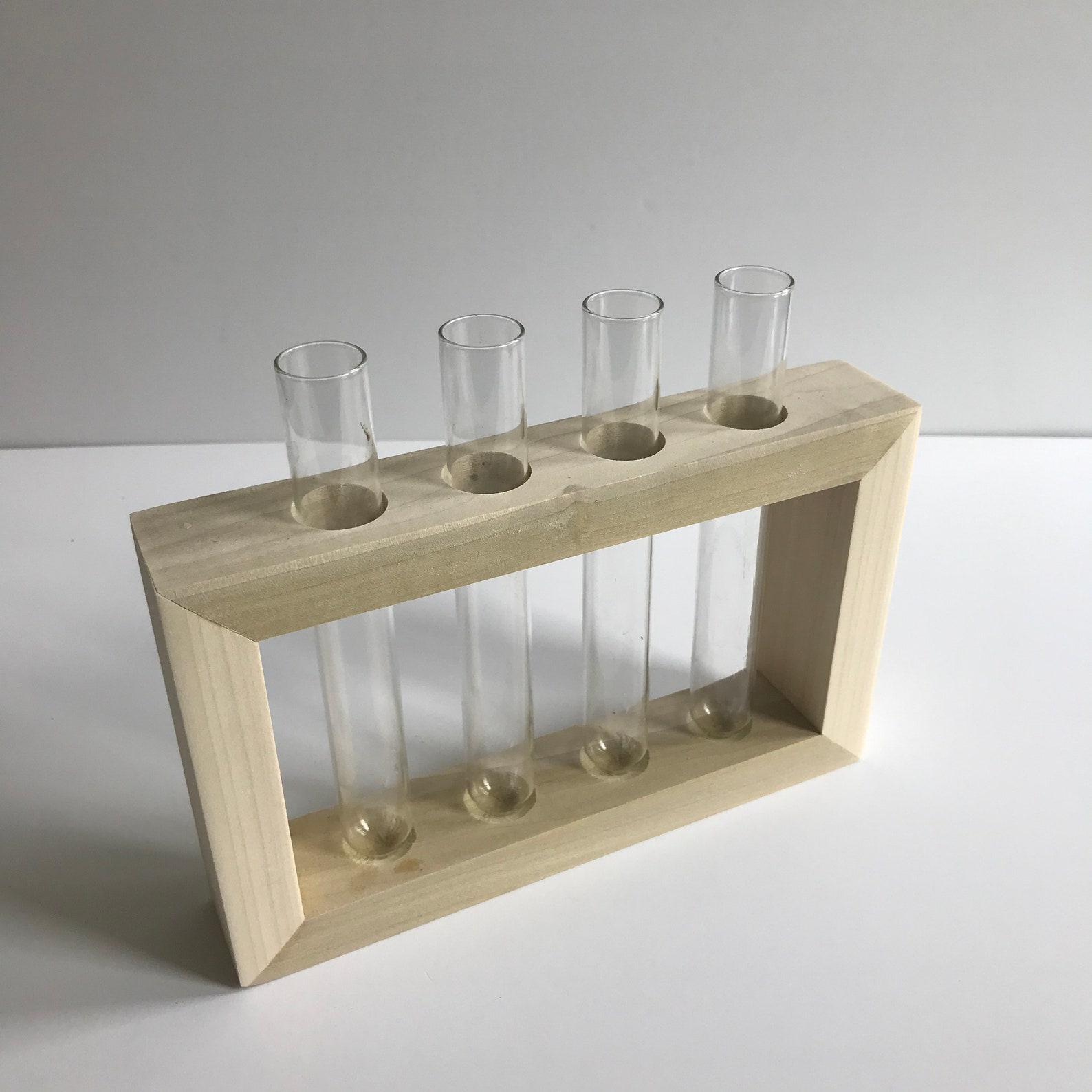 Propagation Station 4 Glass Tubes Vases Various Colors - Etsy