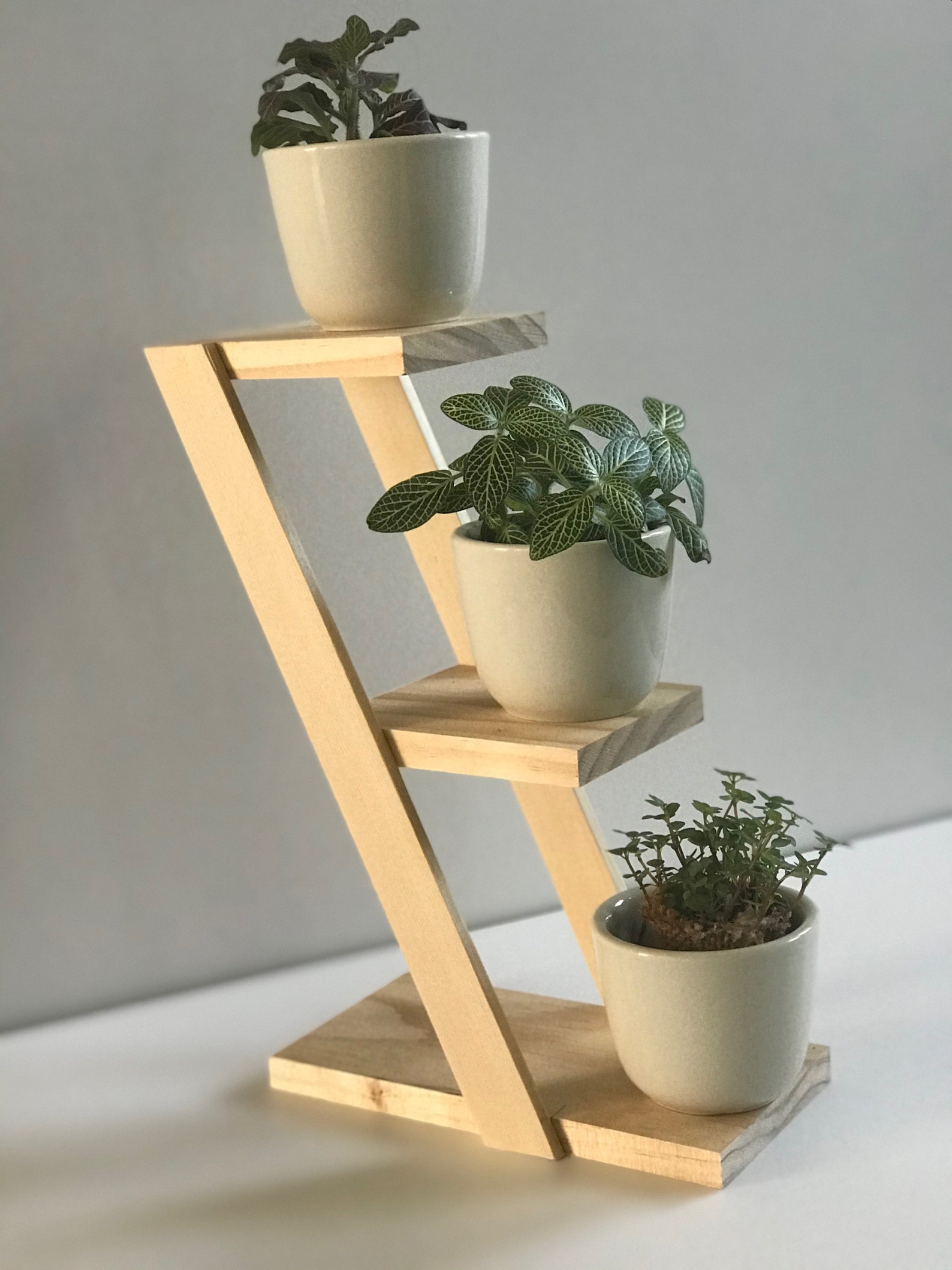 Beautiful 3 Tier Plant Stand - Select American Pine - With or Without ...
