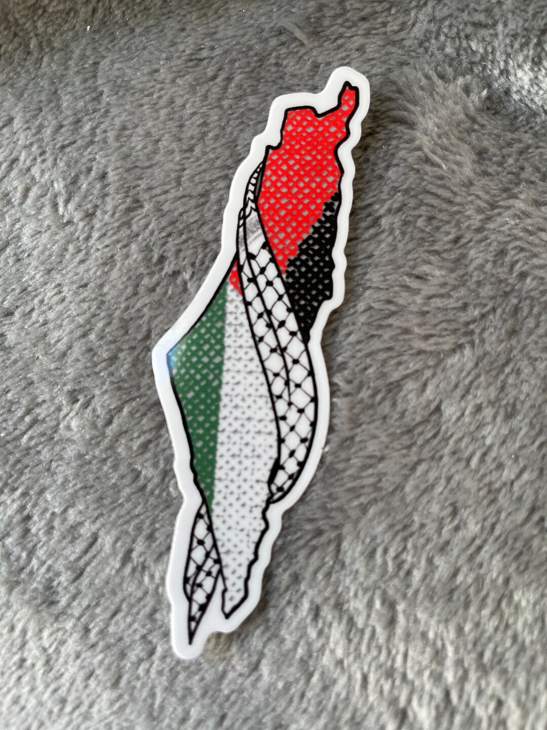 Palestine Map Sticker - Etsy