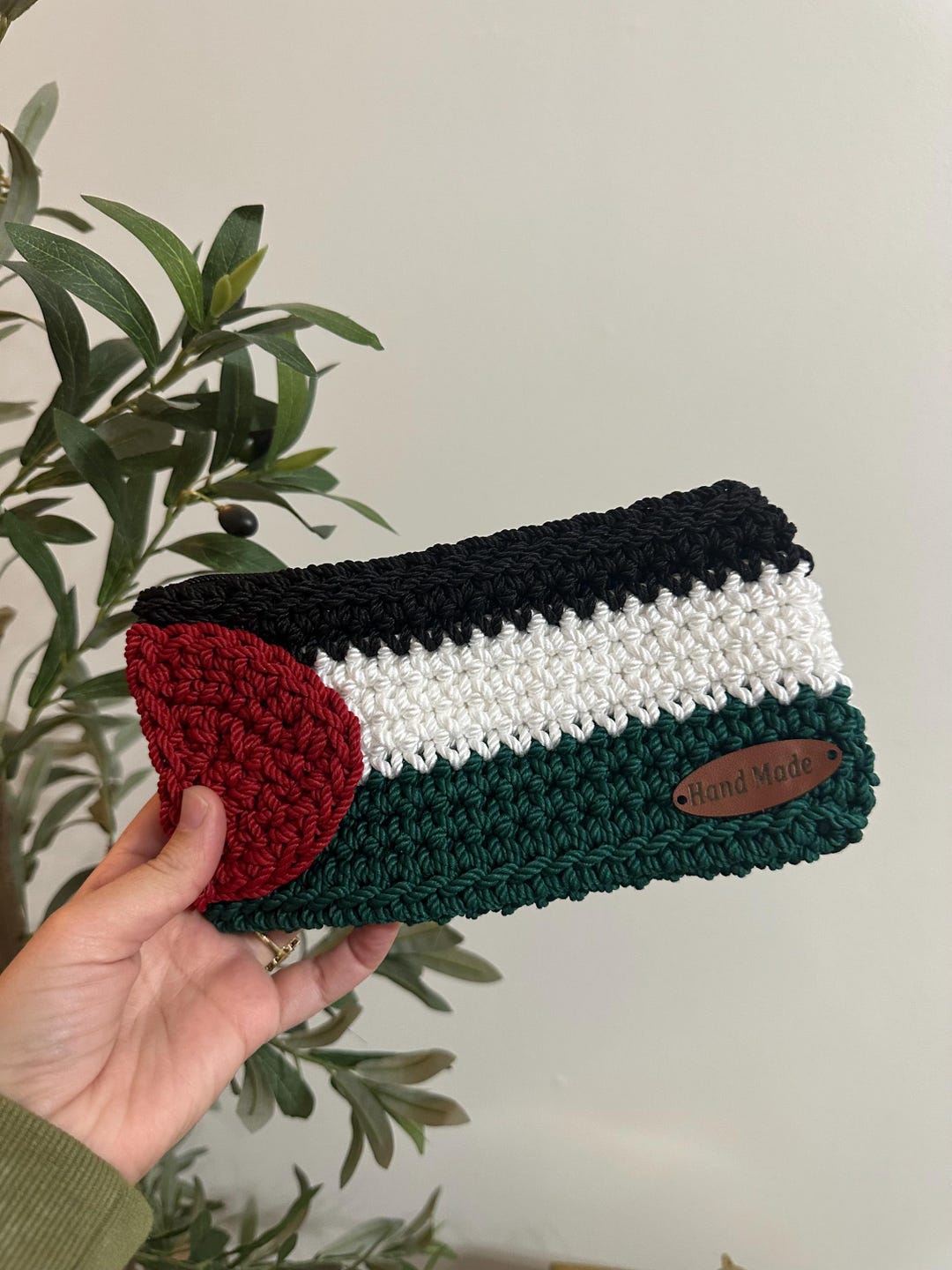 Palestine Flag Crochet Pouch - Etsy