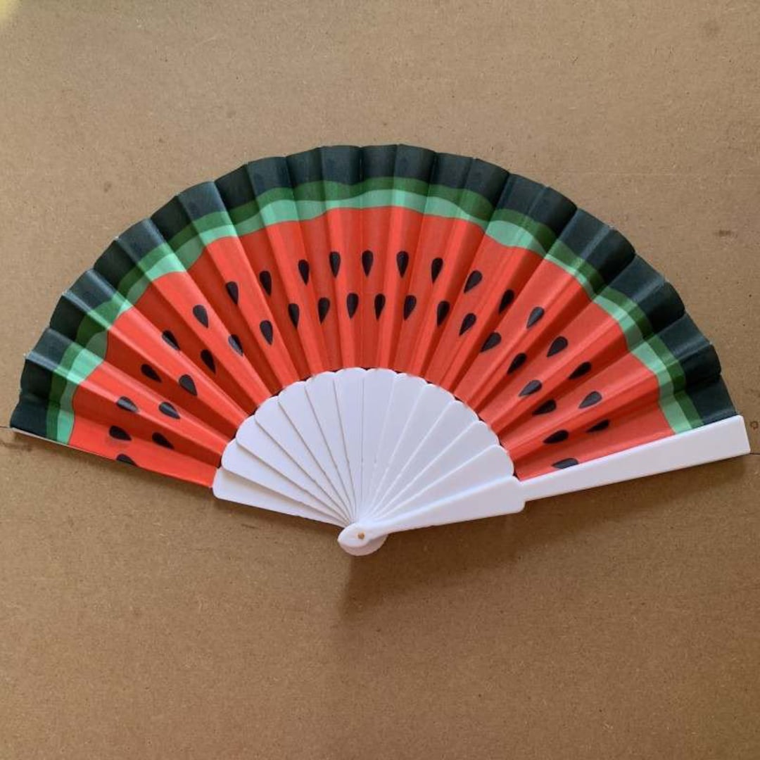 Watermelon Hand Fan - Etsy