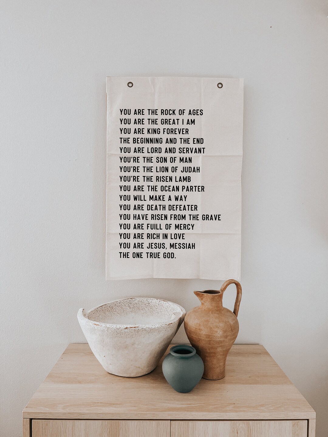 A Thousand Names, Canvas Banner - Etsy